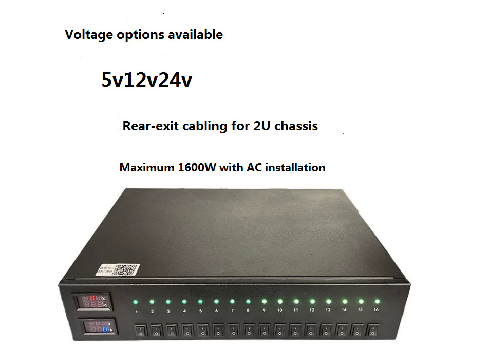12V 24V Automated Test Fixture Centralized Ups Power Supply Rack